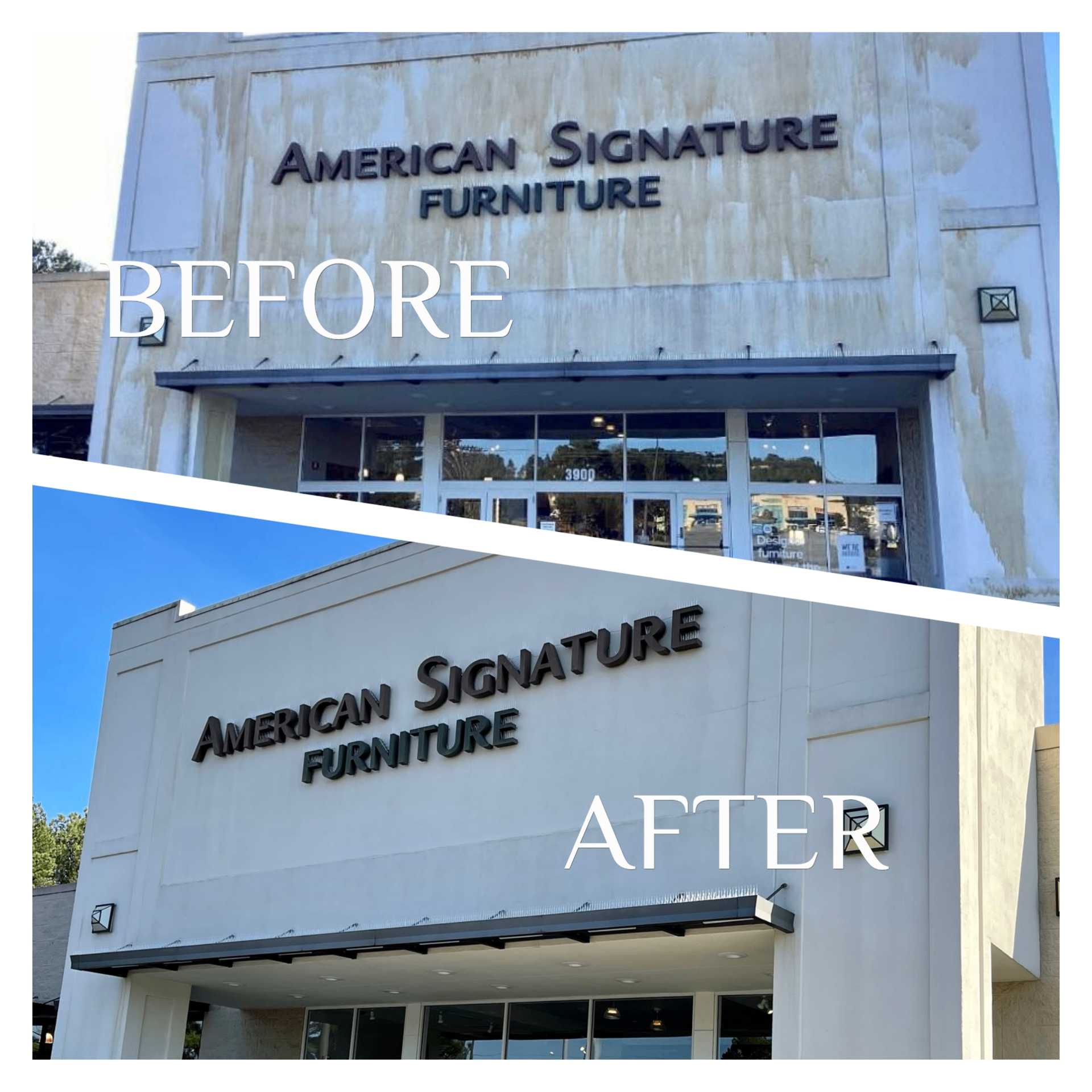 Pressure Washing Gallery | Before & After | Proline